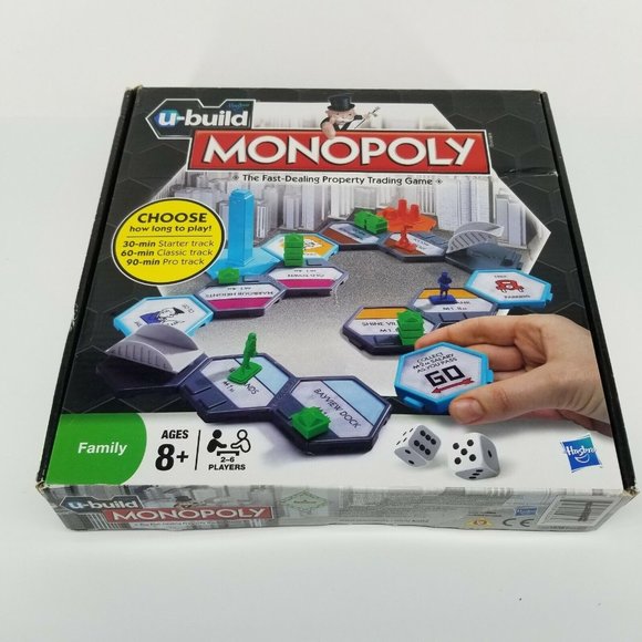 Hasbro | Games | Ubuild Monopoly Edition Board Game 20 New In Box ...